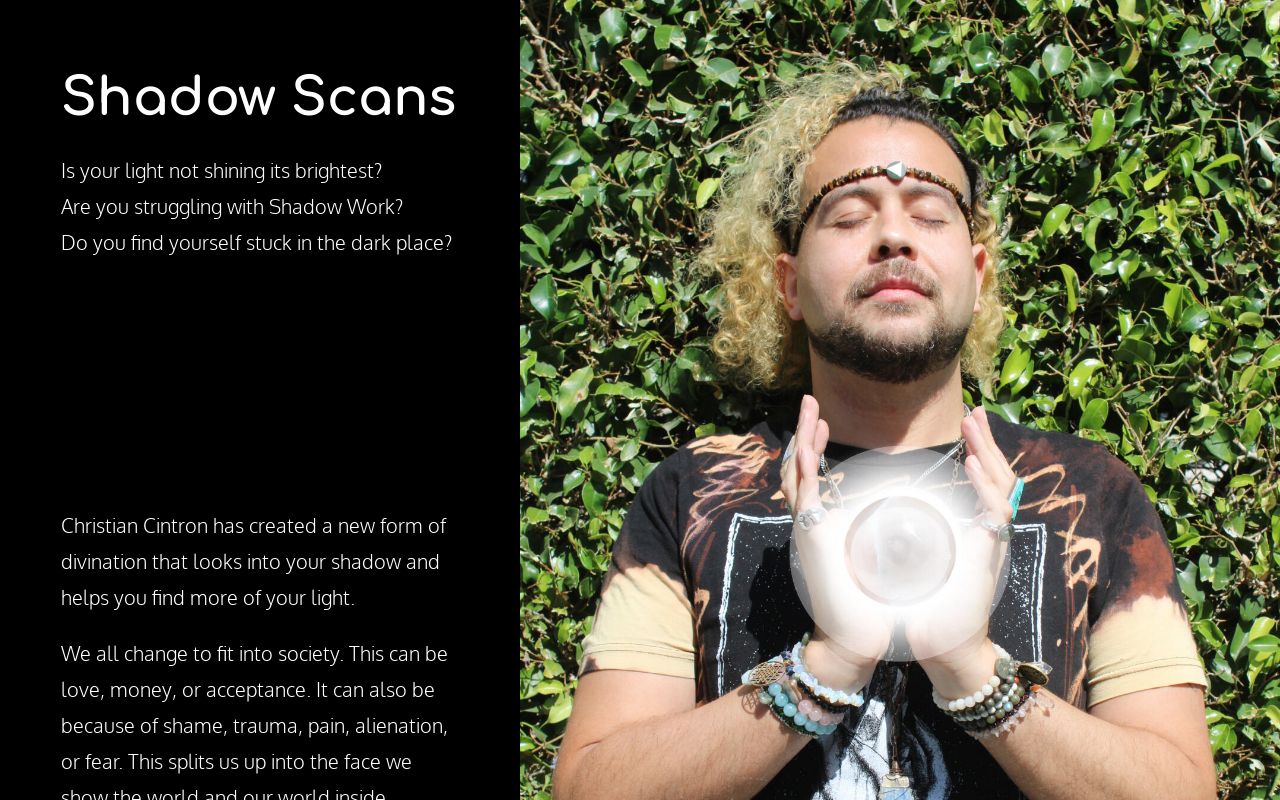 Shadow Scans with Christian Cintron